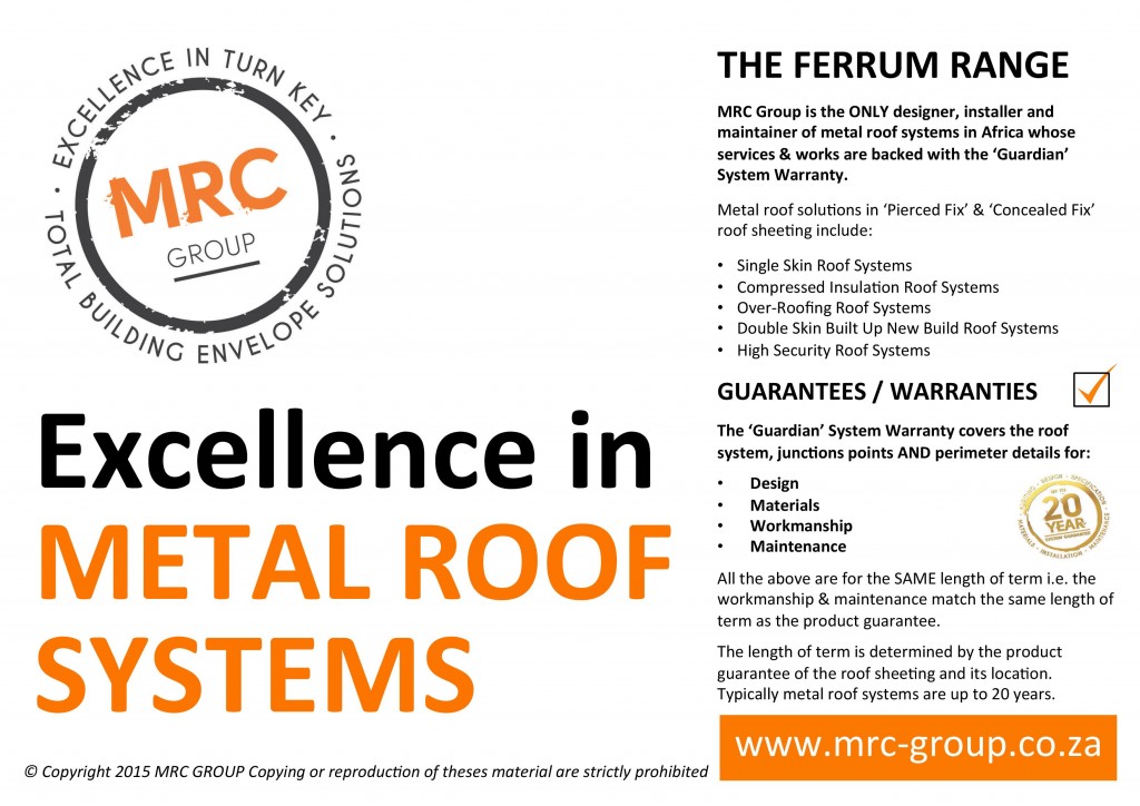 Technical System Datasheets – MRC Group